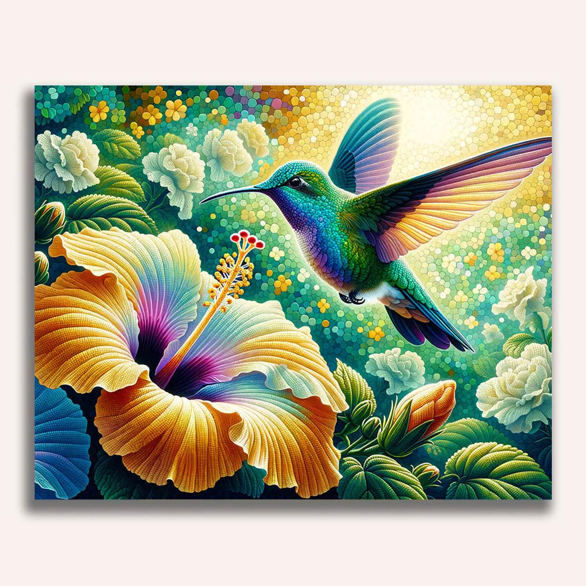 Hummingbird - Paint by Numbers – DIY Paint by Numbers