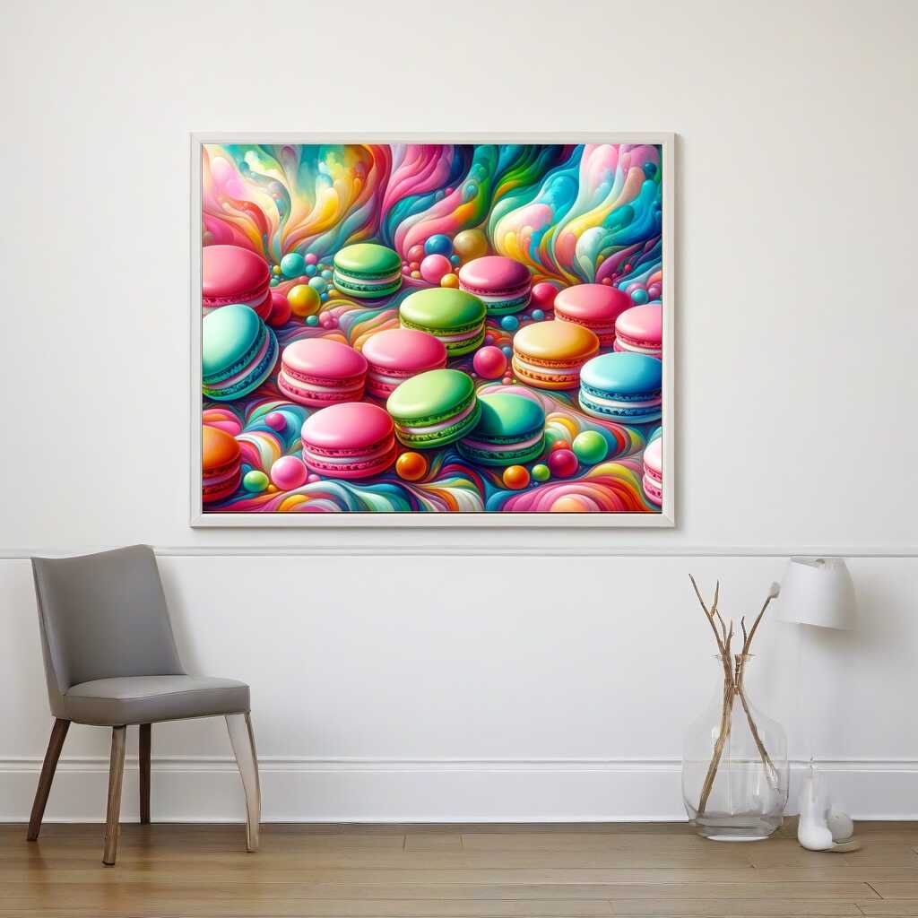 Colorful macarons - Paint by Numbers – DIY Paint by Numbers
