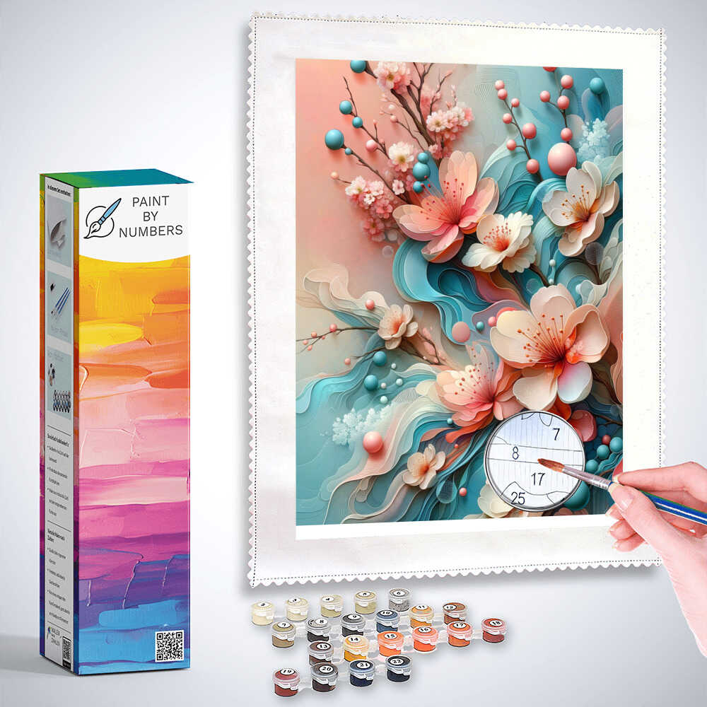Paint by Numbers - Flowers collection – DIY Paint by Numbers