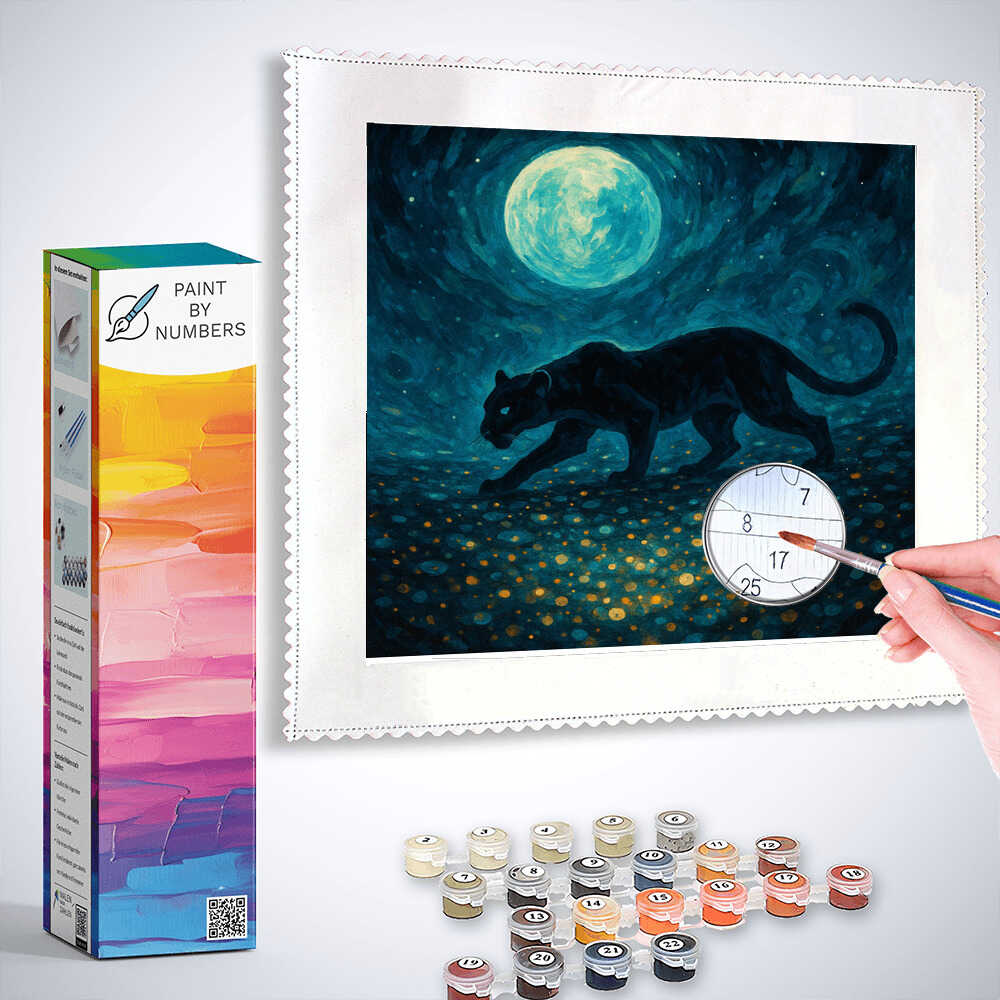 Paint by Numbers - Night Watchman – DIY Paint by Numbers