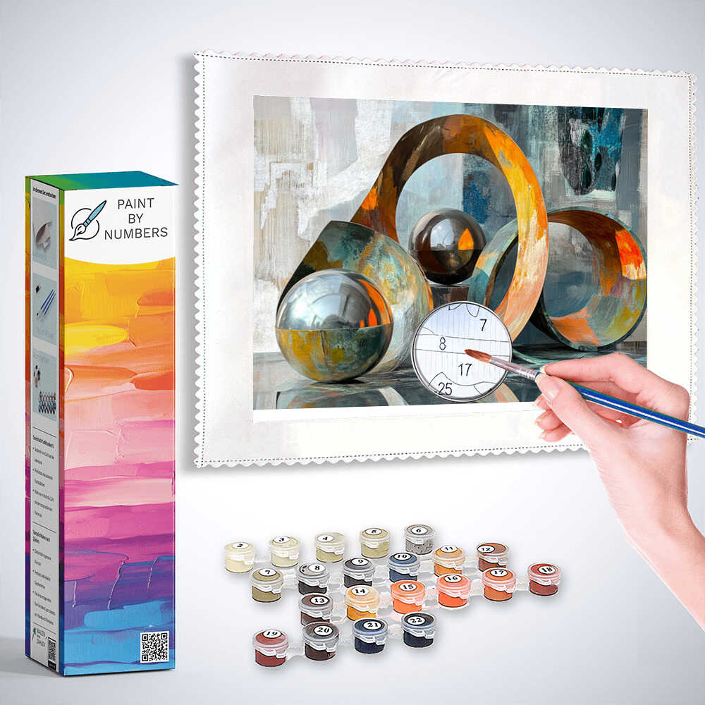 Paint by Numbers - Infinite Reflections – DIY Paint by Numbers