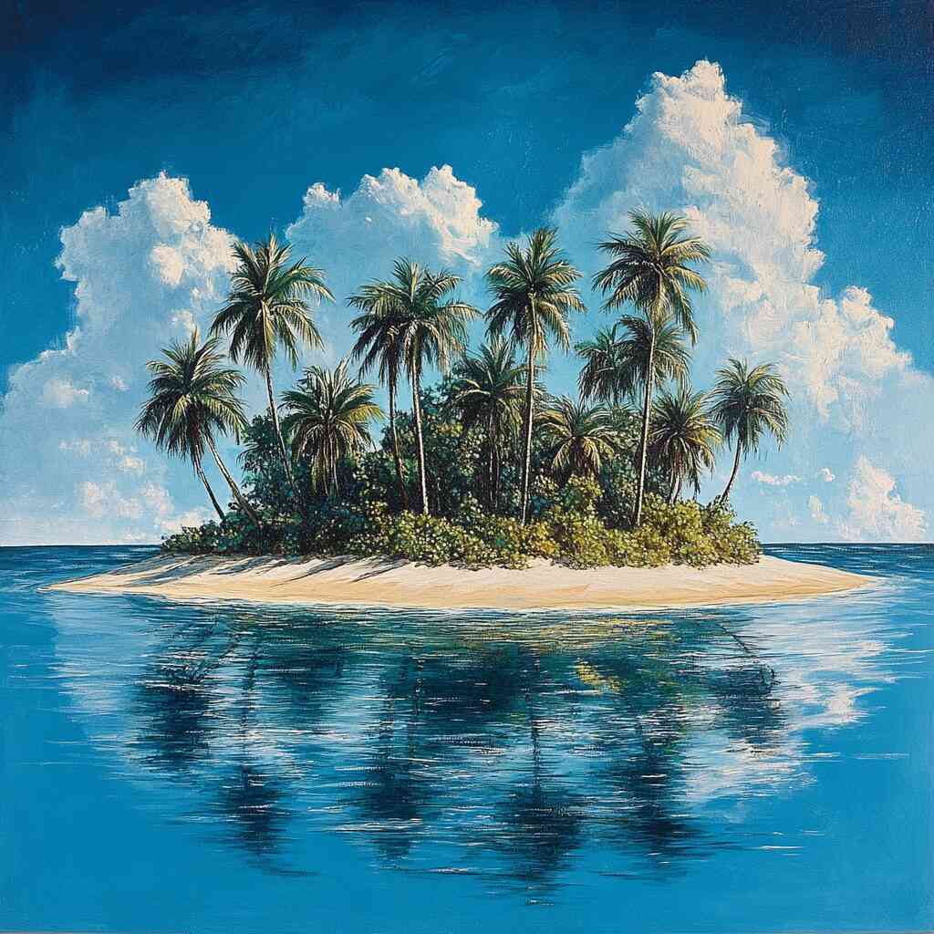 Paint by Numbers - Oasis of Silence – DIY Paint by Numbers