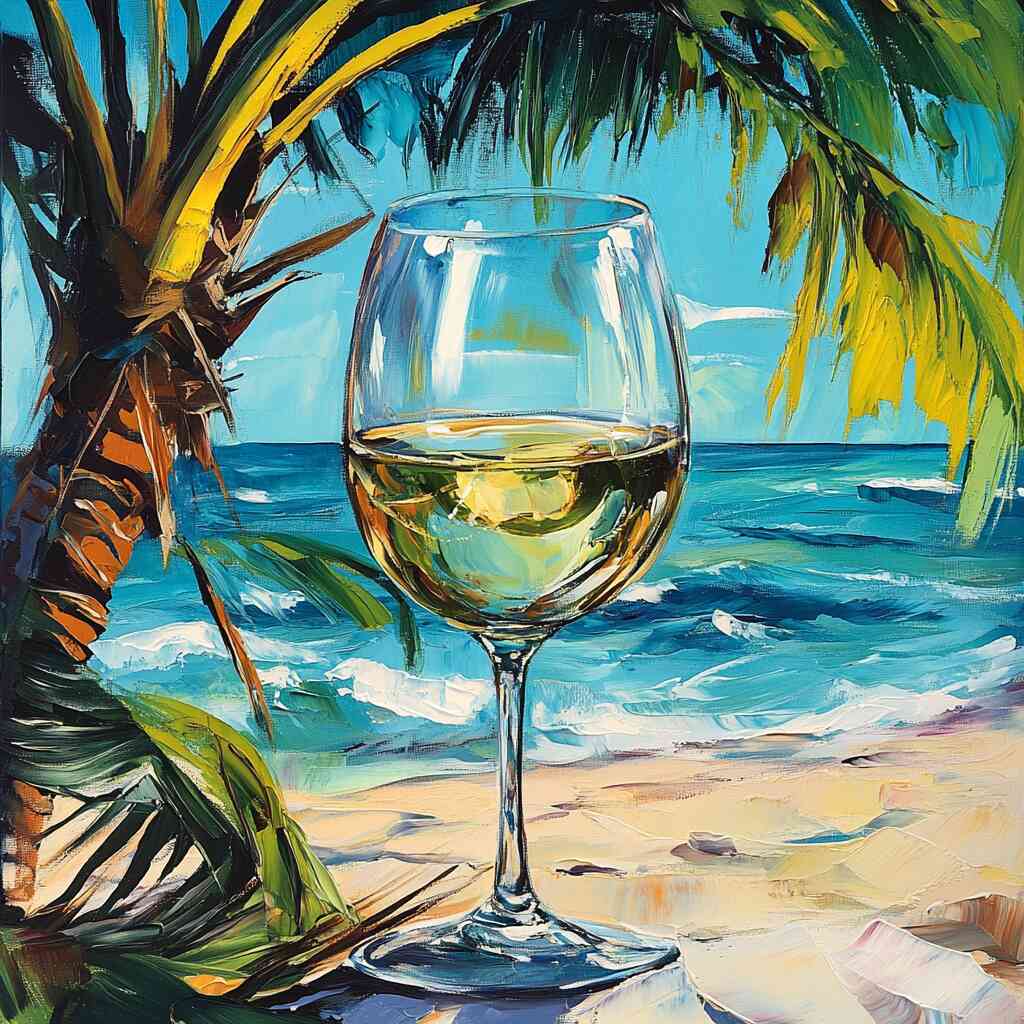 Paint by Numbers - Sunny moment by the sea – DIY Paint by Numbers