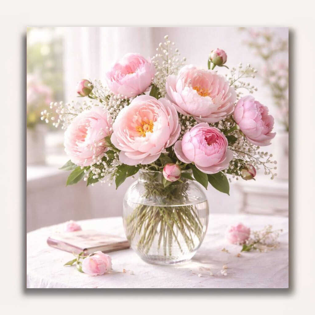 Paint by Numbers - Springtime magic – romance in pastel shades – DIY ...