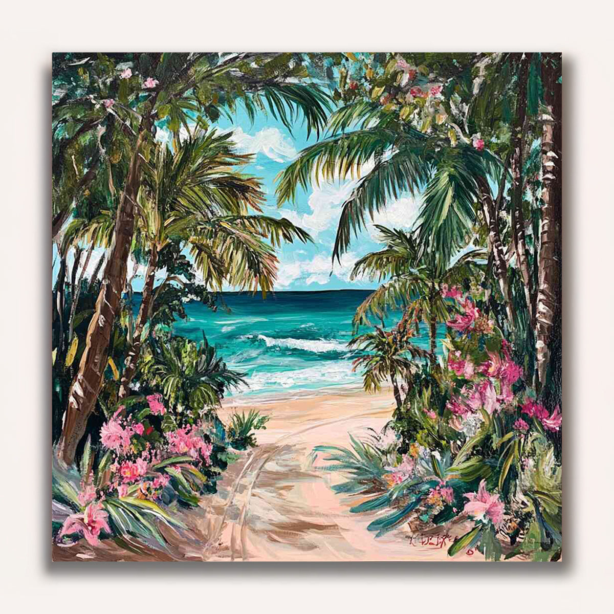 Paint by Numbers - Longing for paradise – DIY Paint by Numbers