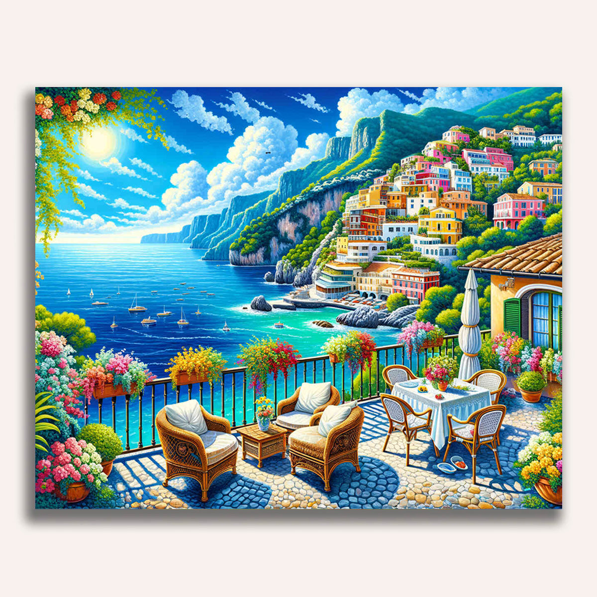 Sea view - Paint by Numbers – DIY Paint by Numbers