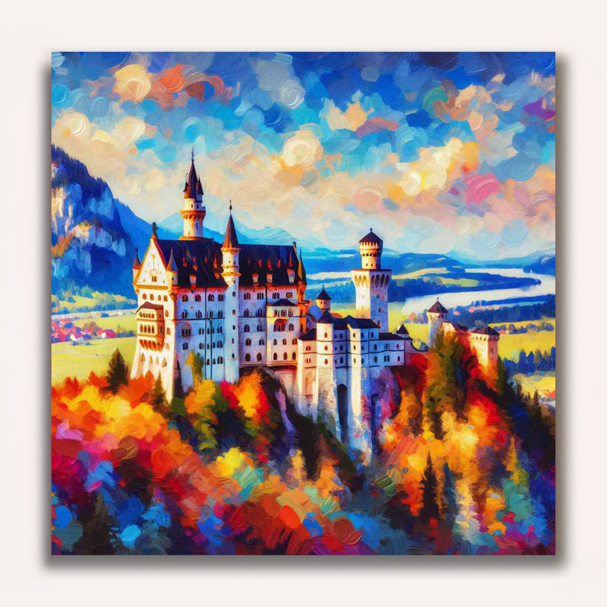 Paint by Numbers - Color Magic Castle Dream – DIY Paint by Numbers