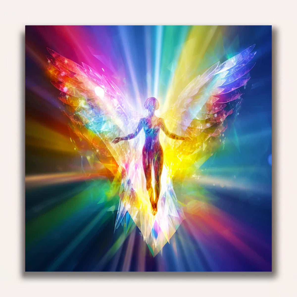 Paint by Numbers - Colorful angel – DIY Paint by Numbers