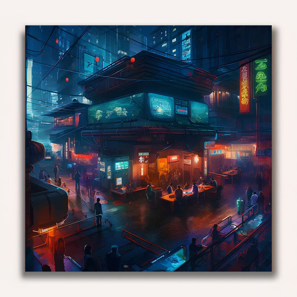 Paint by Numbers - Pub Futuristic – DIY Paint by Numbers