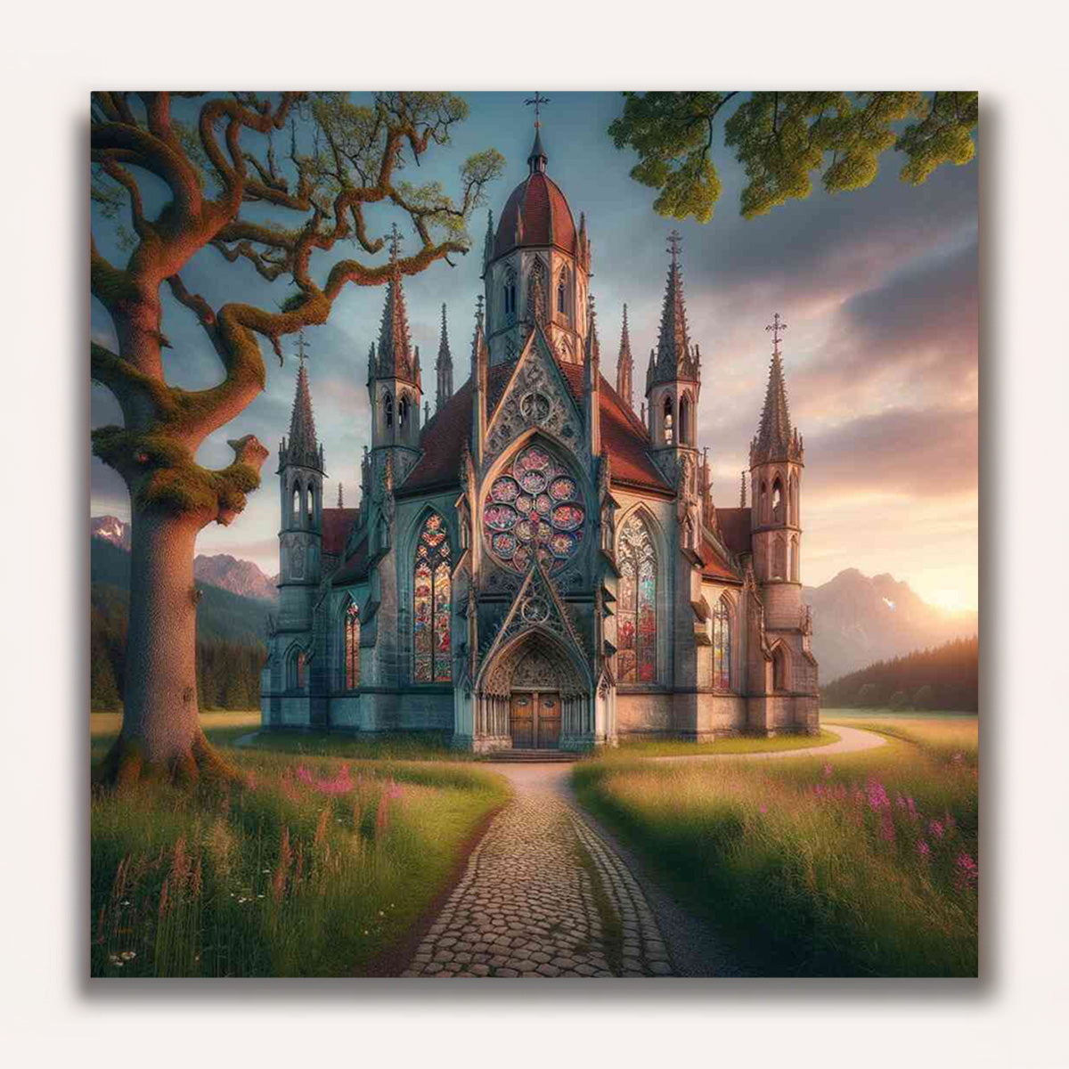 Paint by Numbers - Timeless Cathedral Awakening – DIY Paint by Numbers