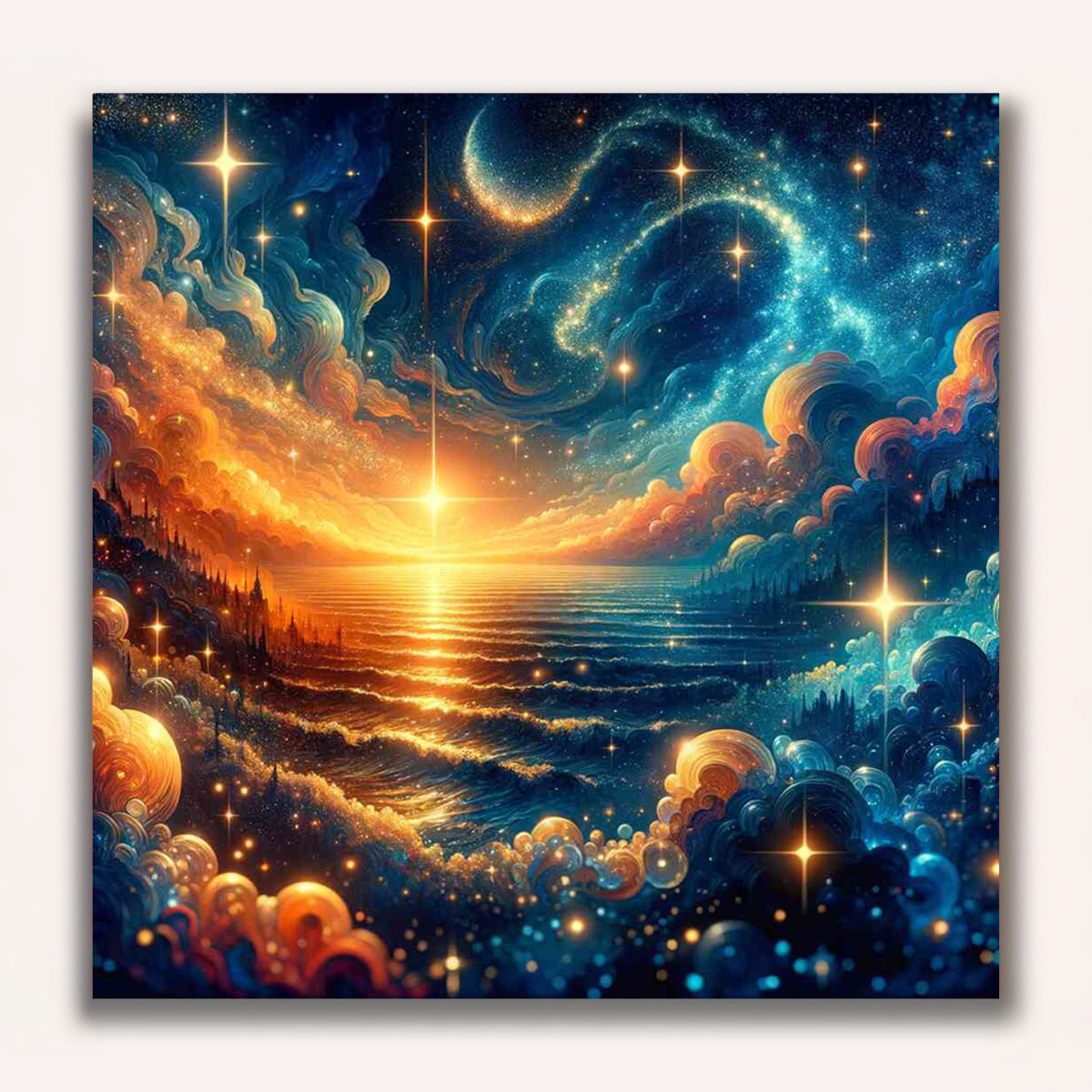 Paint by Numbers - sea of stars of dreams – DIY Paint by Numbers
