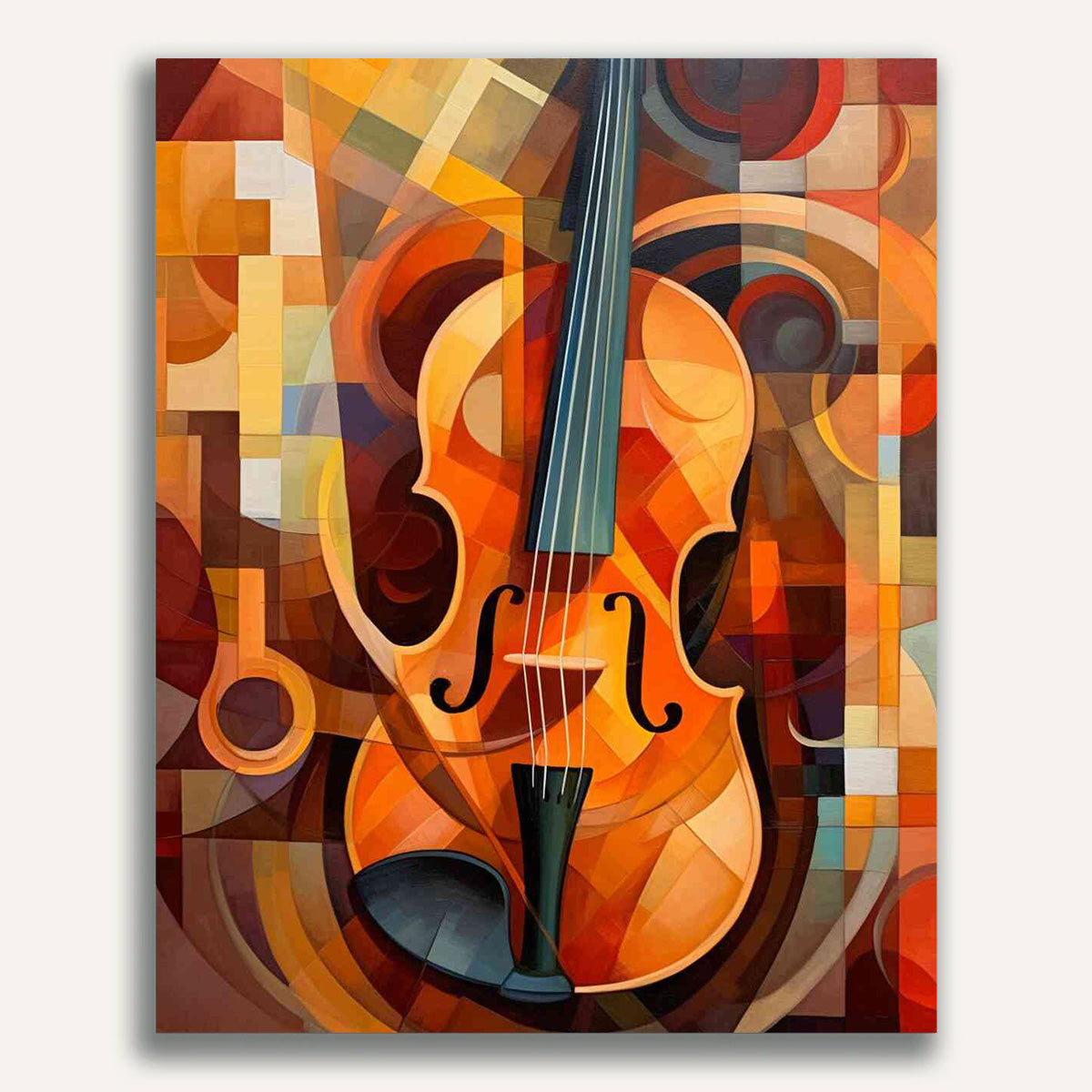 Symphony of Forms - Paint by Numbers – DIY Paint by Numbers