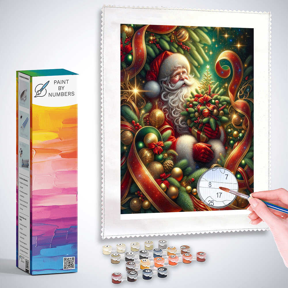 Santa Claus - Paint by Numbers – DIY Paint by Numbers