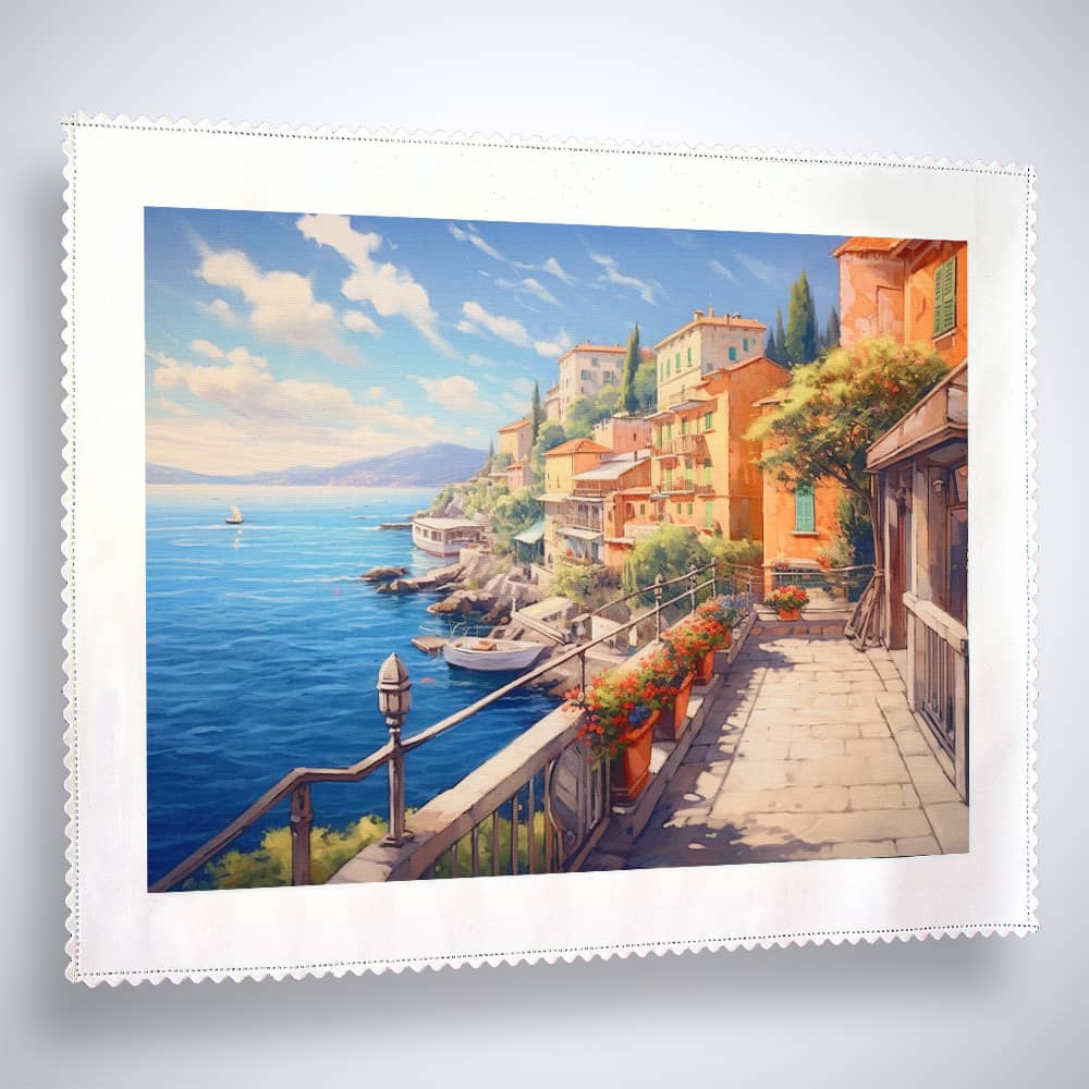 Mediterranean, by the sea - Paint by Numbers – DIY Paint by Numbers