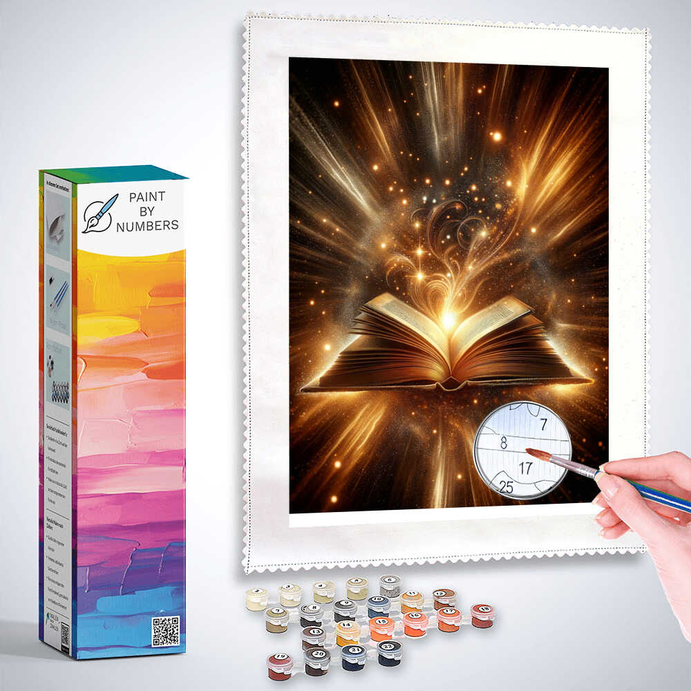 Paint by Numbers - The golden book – DIY Paint by Numbers