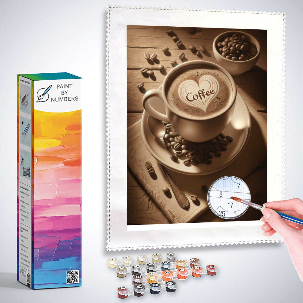 Paint by Numbers - Coffee – DIY Paint by Numbers