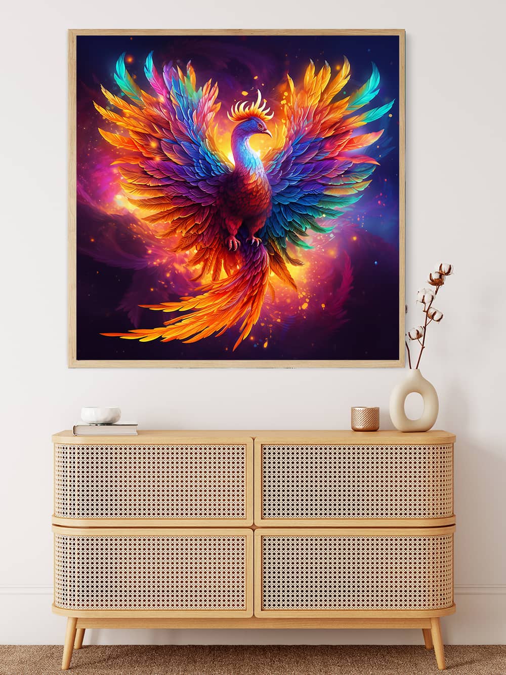AB Diamond Painting - Magnificent Phoenix – DIY Paint by Numbers