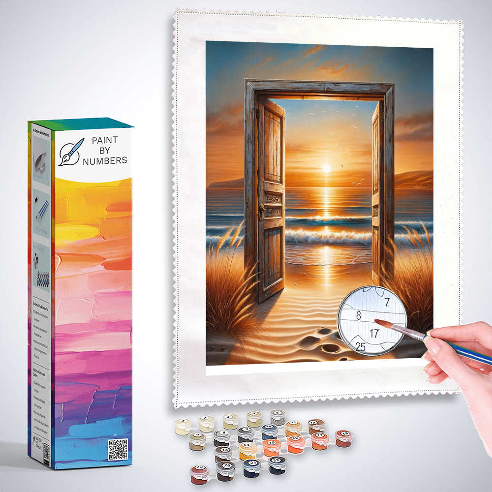 Paint by Numbers - Tur Beach – DIY Paint by Numbers
