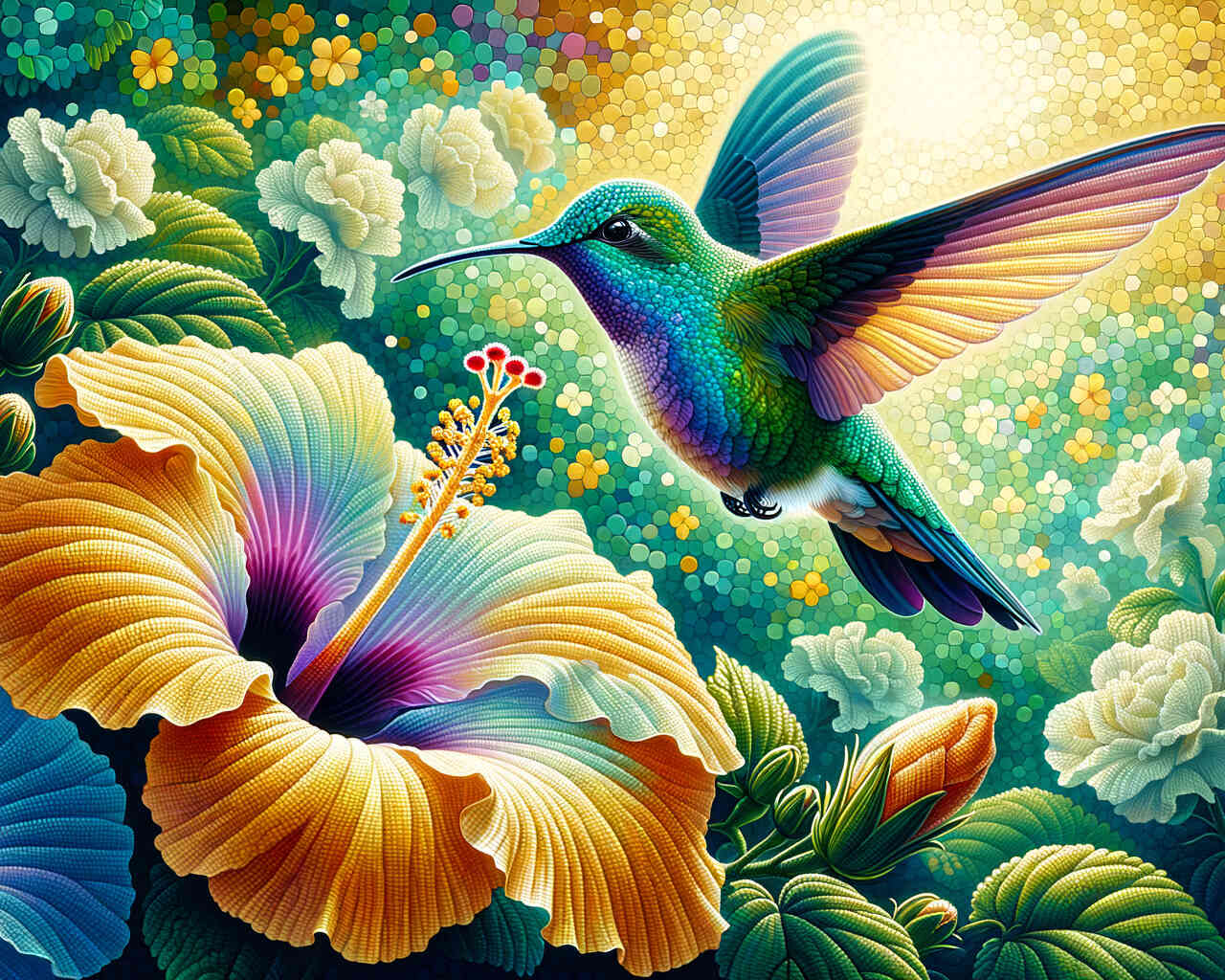 Hummingbird - Paint by Numbers – DIY Paint by Numbers