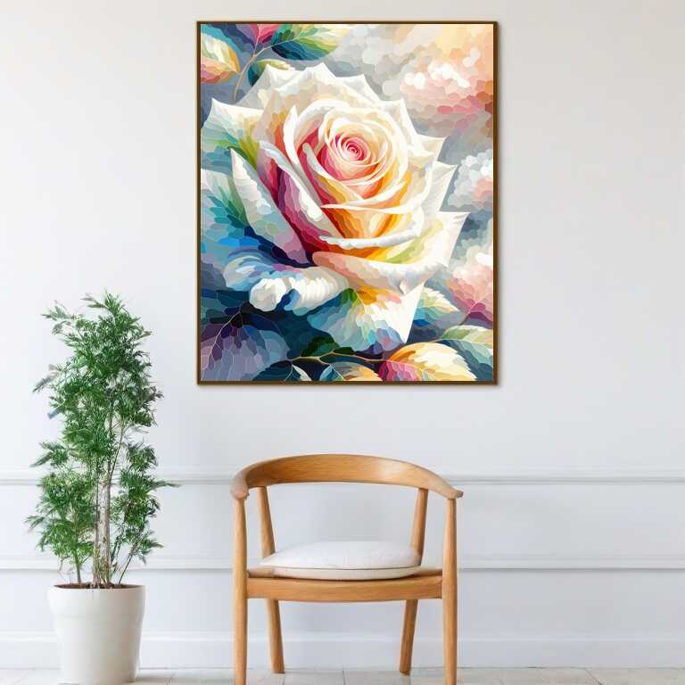 Paint by Numbers - Roses Paint – DIY Paint by Numbers