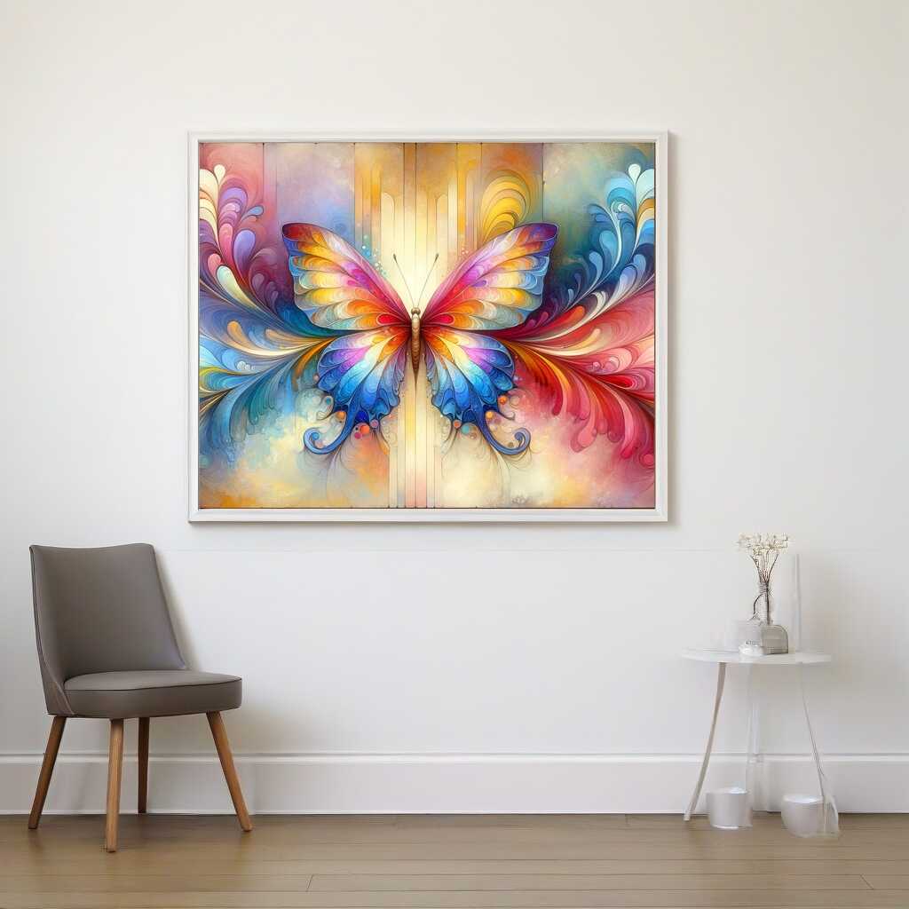 Butterfly, Colorful - Paint by Numbers – DIY Paint by Numbers