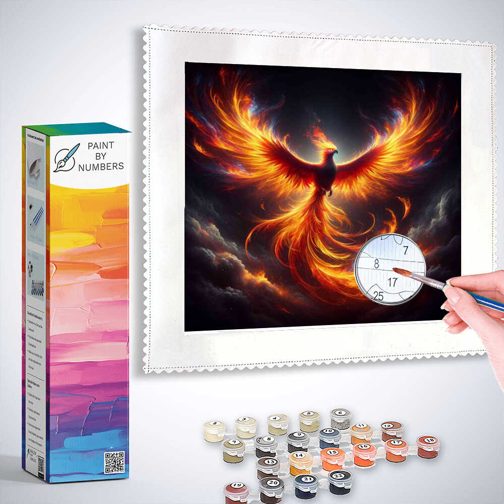 Paint by Numbers - Phoenix Lateral – DIY Paint by Numbers