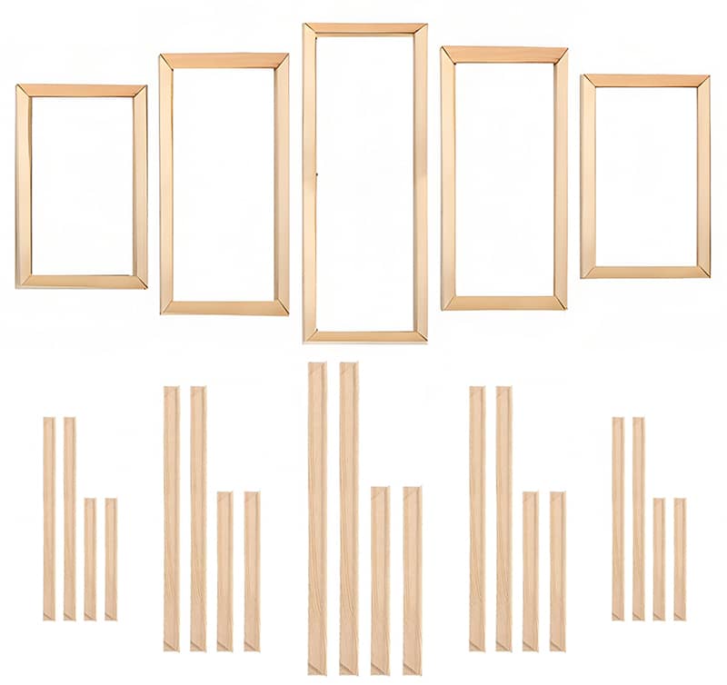 5-piece stretcher frame - Simple plug-in system – DIY Paint by Numbers
