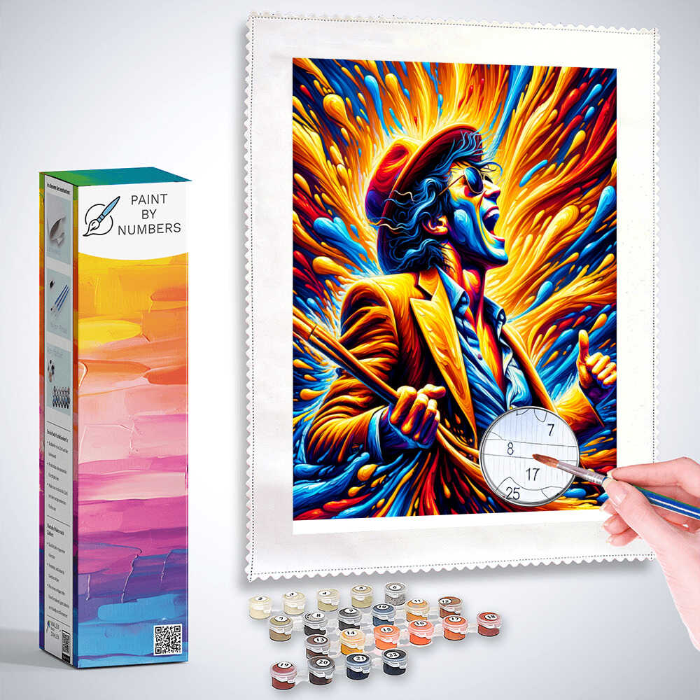 Paint by Numbers - Freddie Mercury – DIY Paint by Numbers