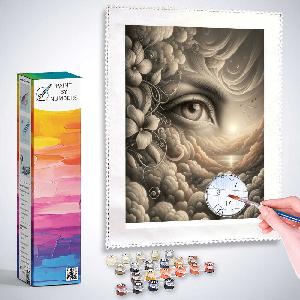Paint by Numbers - Sky Woman Eye – DIY Paint by Numbers