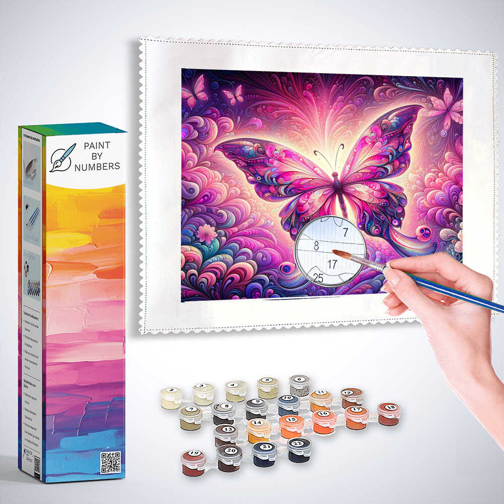 Paint by Numbers - Magic butterfly – DIY Paint by Numbers