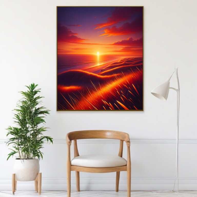 Paint by Numbers - Sunset, dunes – DIY Paint by Numbers