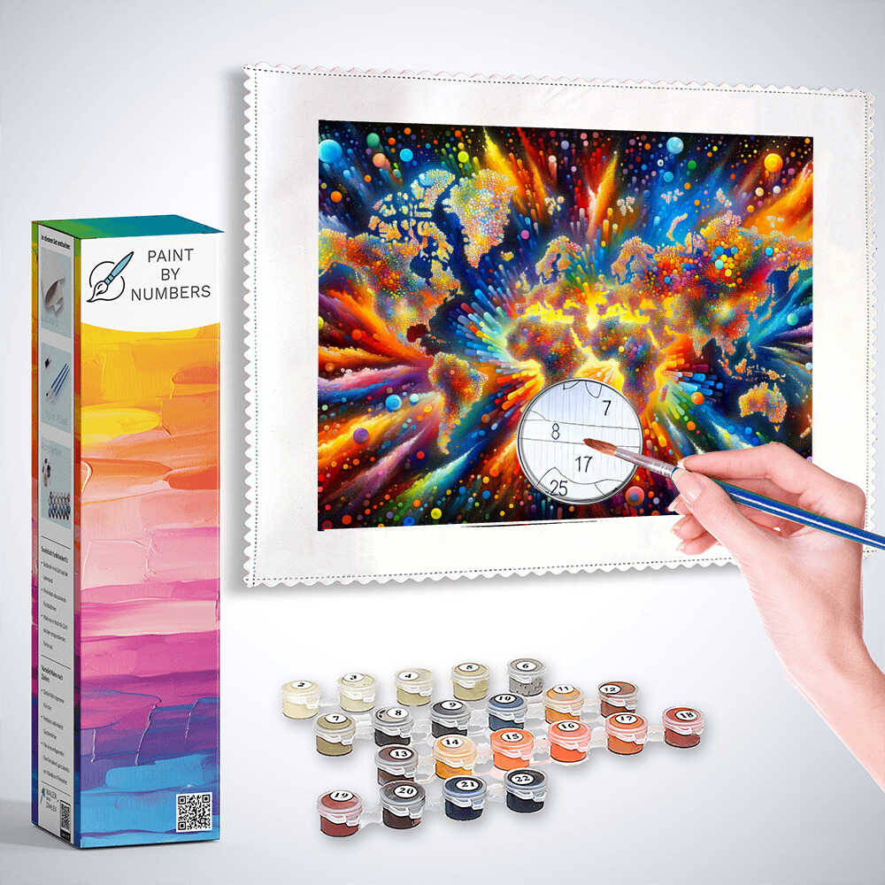 Paint by Numbers - World of colors – DIY Paint by Numbers