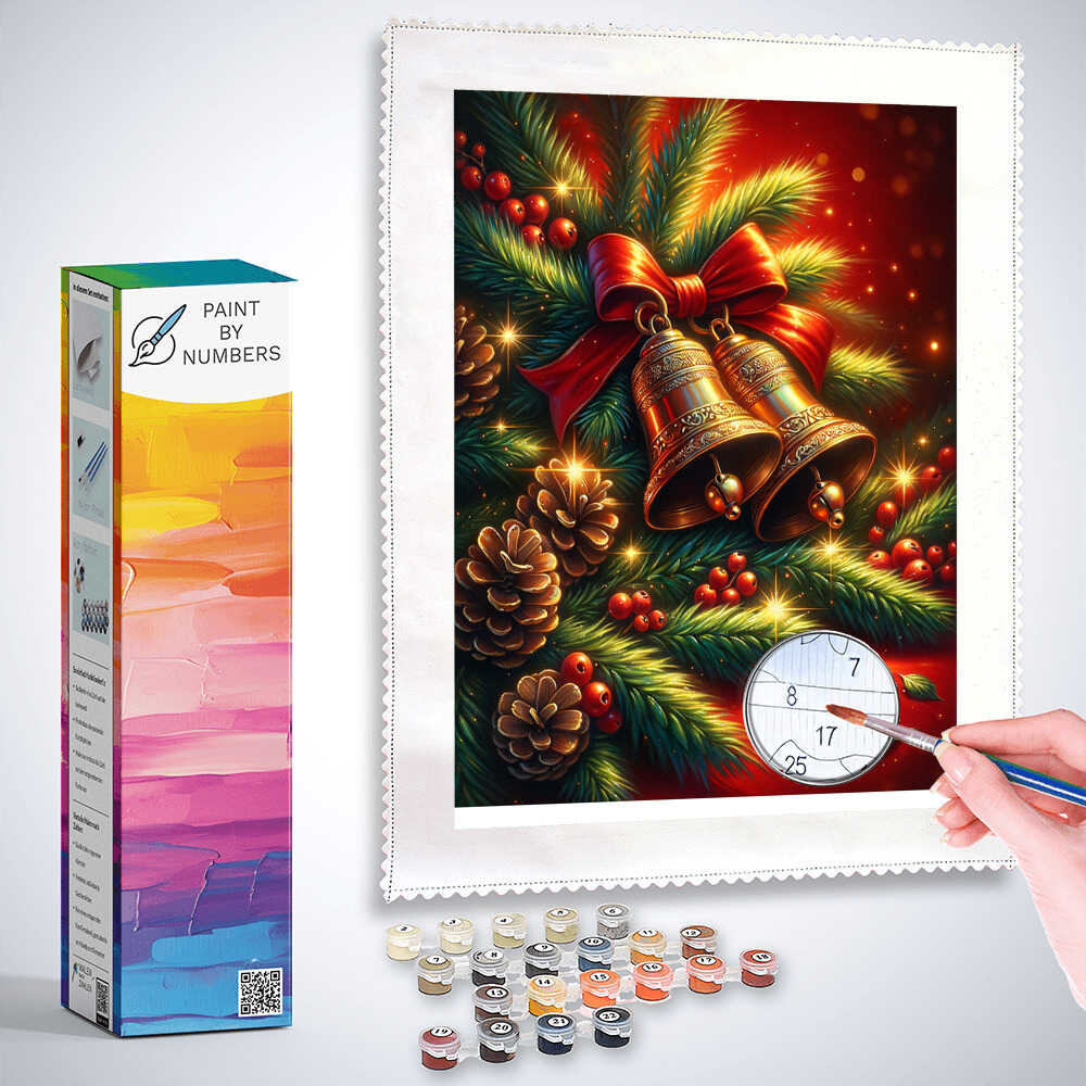 Paint by Numbers - Christmas Bells – DIY Paint by Numbers