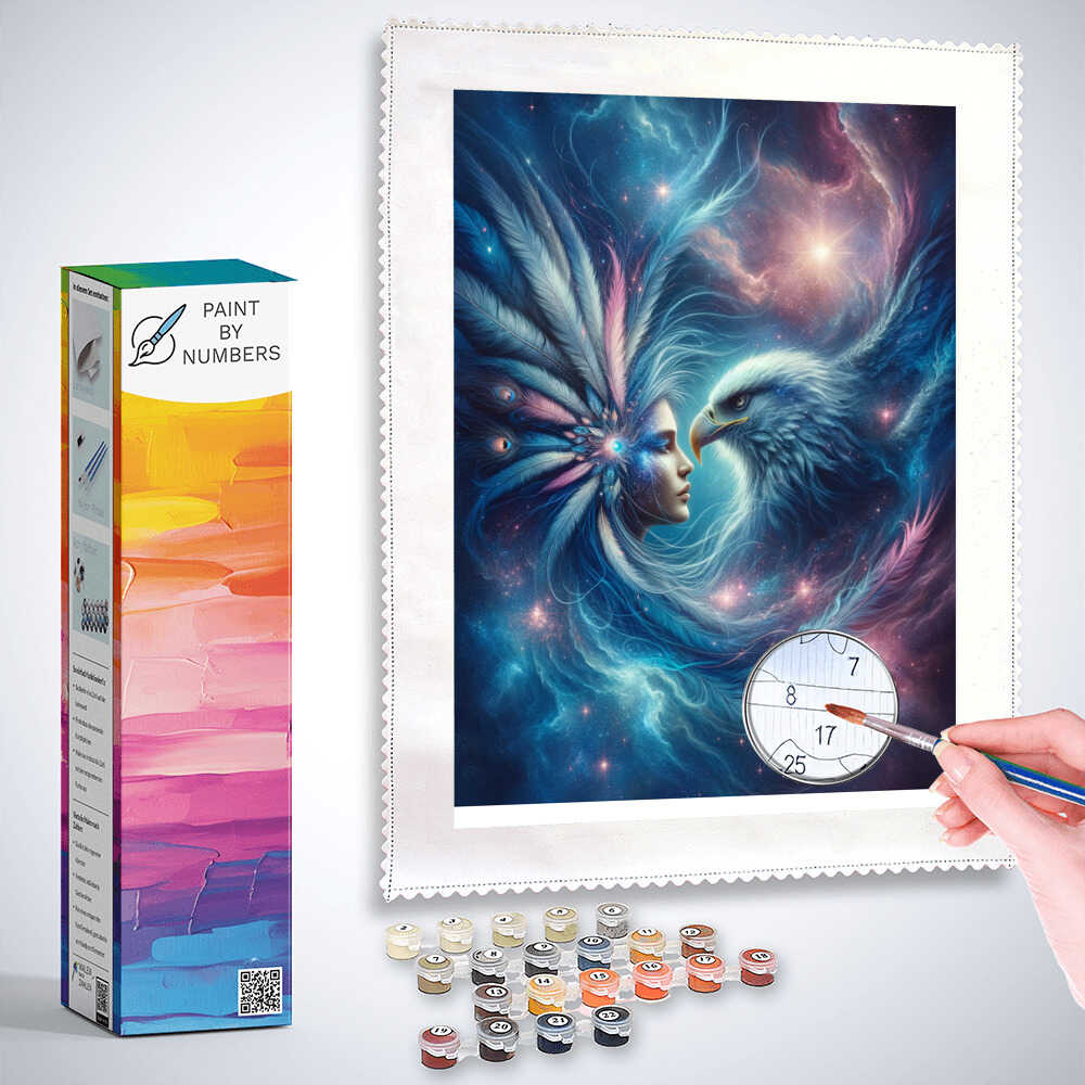 Paint by Numbers - Adler and Wife – DIY Paint by Numbers