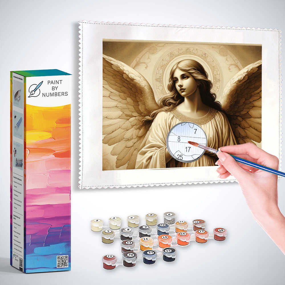 Angel - Paint by Numbers – DIY Paint by Numbers
