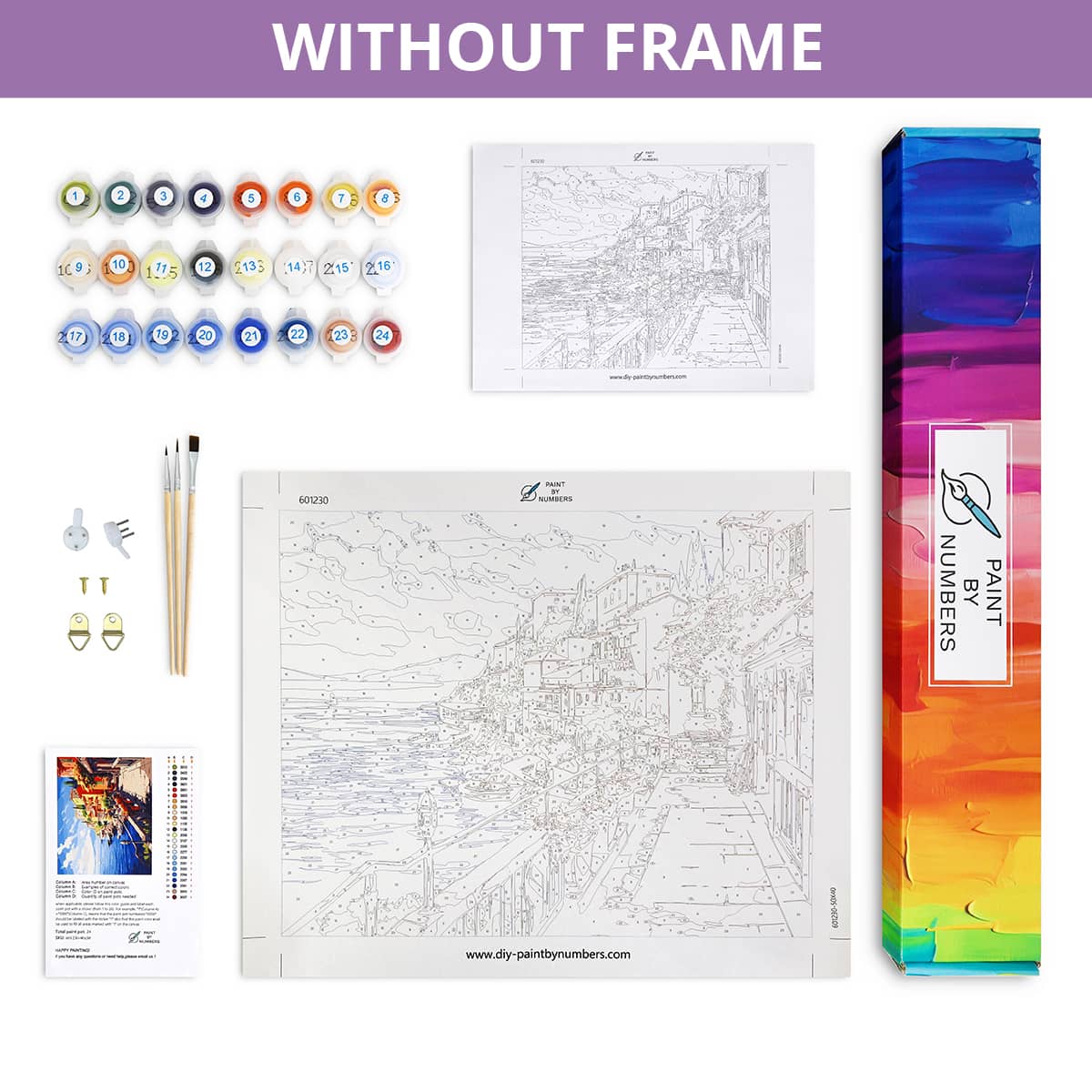 Paint by Numbers - Abstract heart – DIY Paint by Numbers