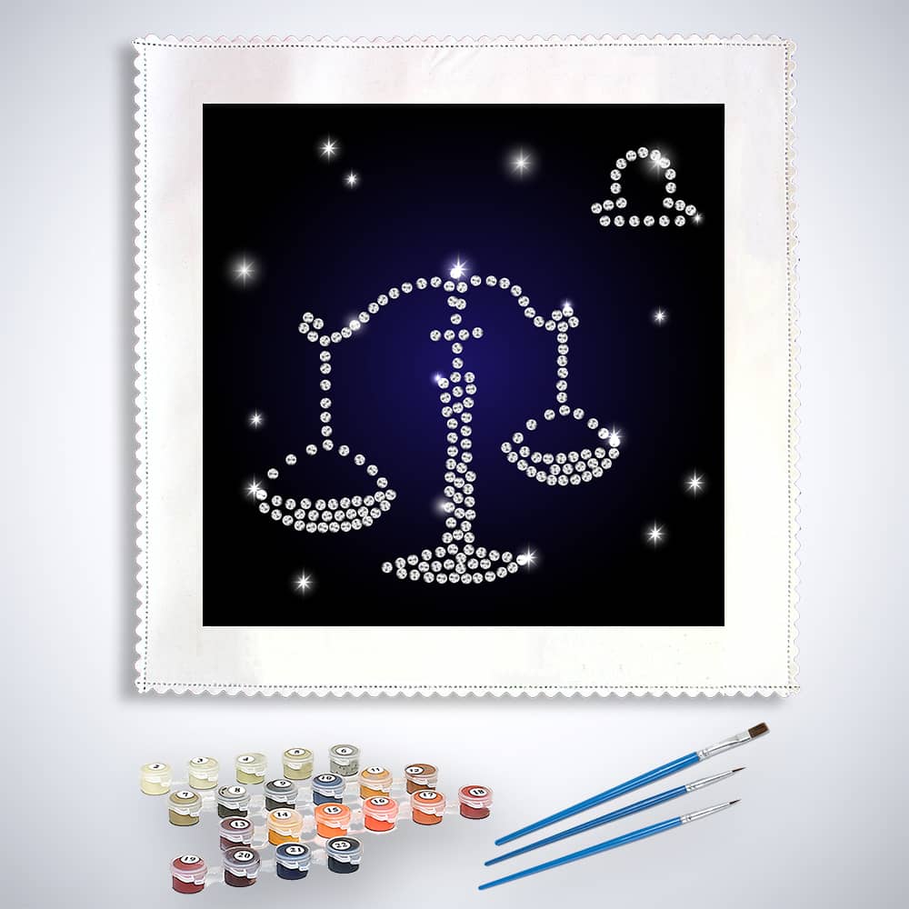 Paint by Numbers - Zodiac Libra – DIY Paint by Numbers