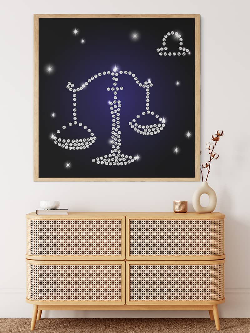 Paint by Numbers - Zodiac Libra – DIY Paint by Numbers