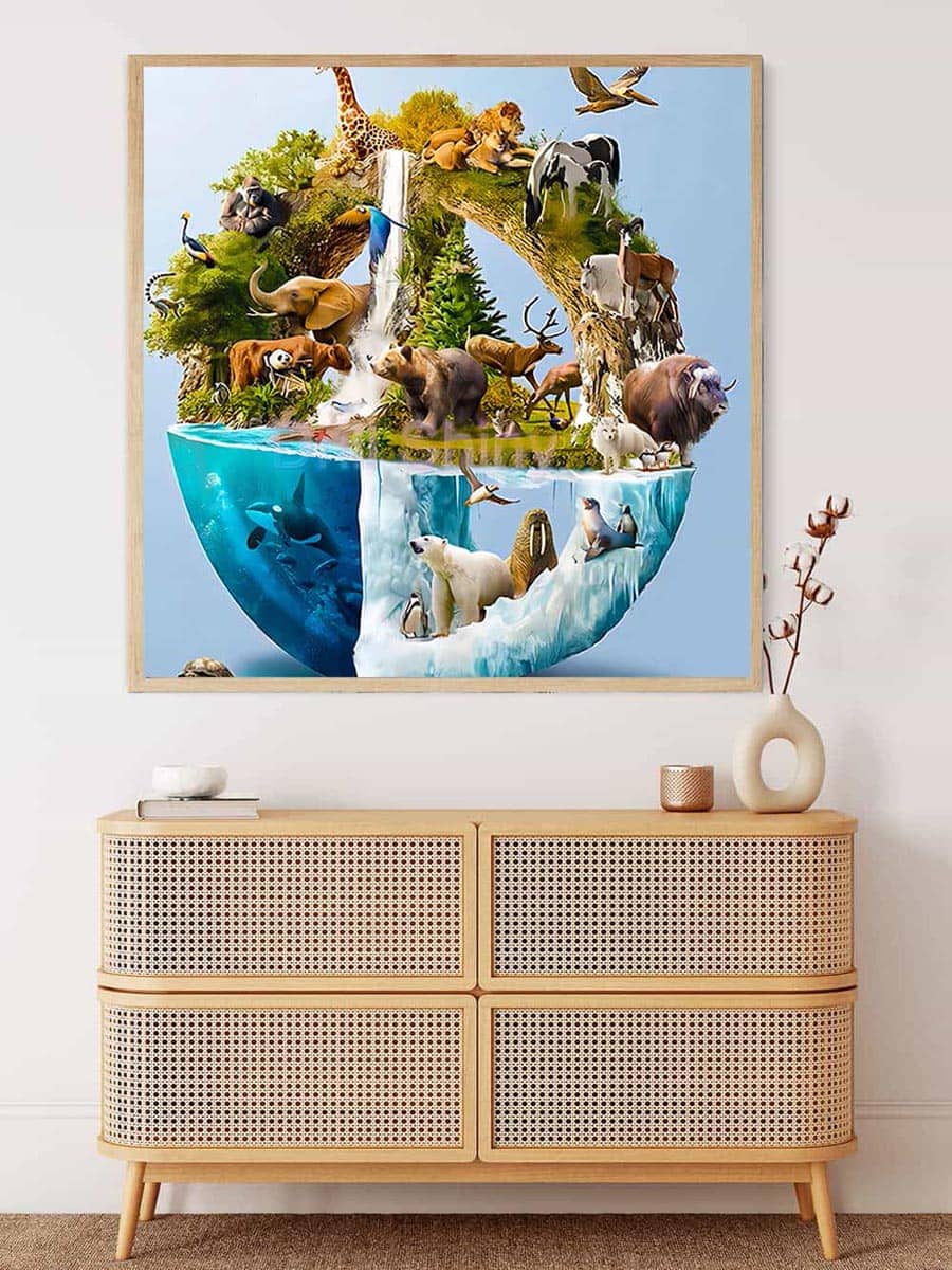 Paint by Numbers - World of animals – DIY Paint by Numbers