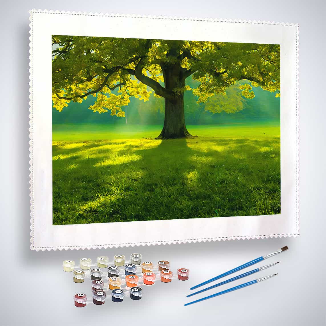 Paint by Numbers - Splendid green – DIY Paint by Numbers