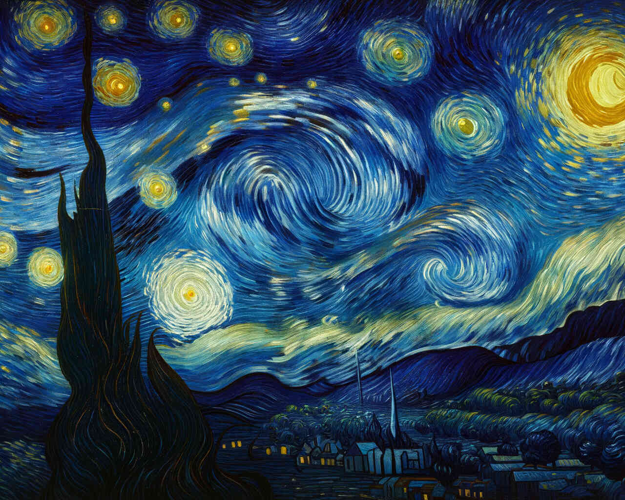 Vincent van Gogh's Starry Night - Classic – DIY Paint by Numbers