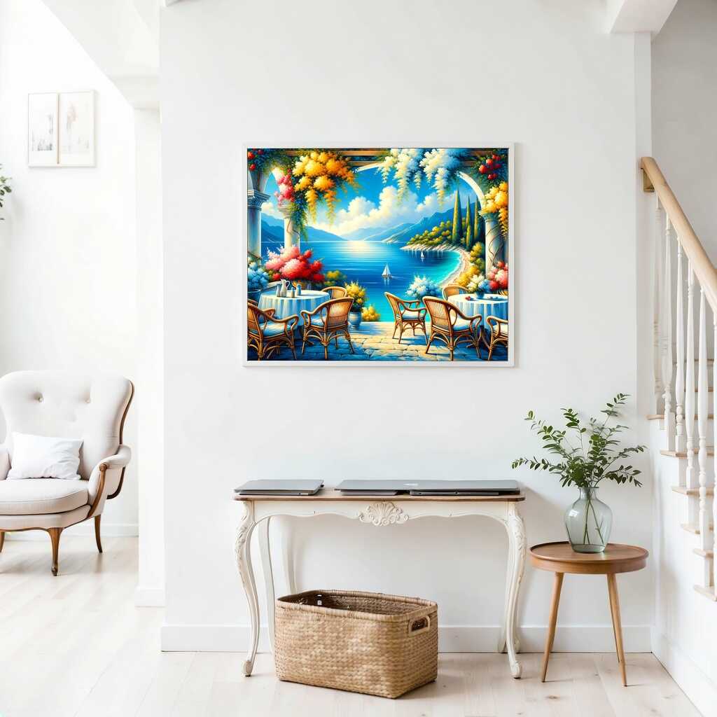 Paint by Numbers - Sea terrace – DIY Paint by Numbers