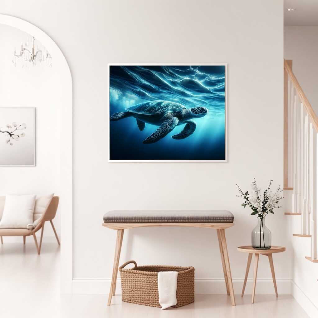 Paint by Numbers - Turtles in the Ocean – DIY Paint by Numbers