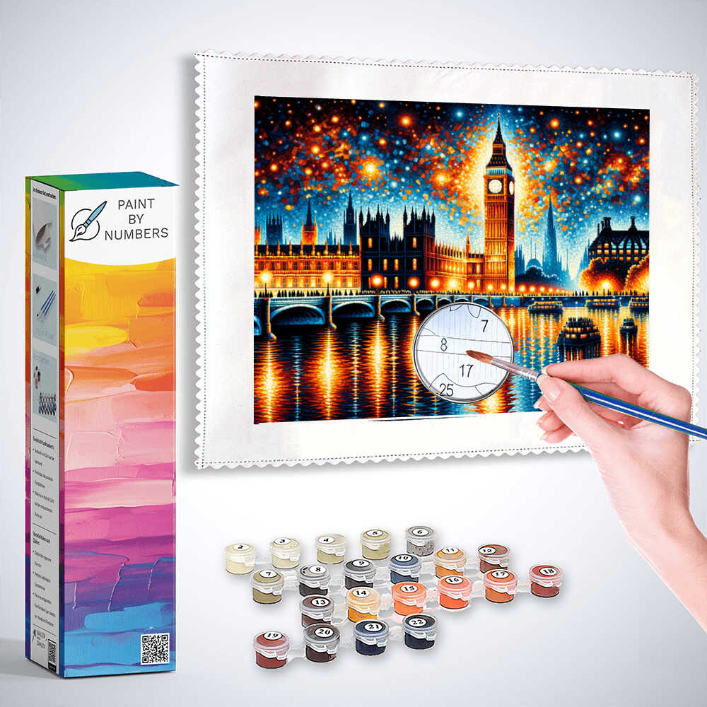 Big Ben - Paint by Numbers – DIY Paint by Numbers