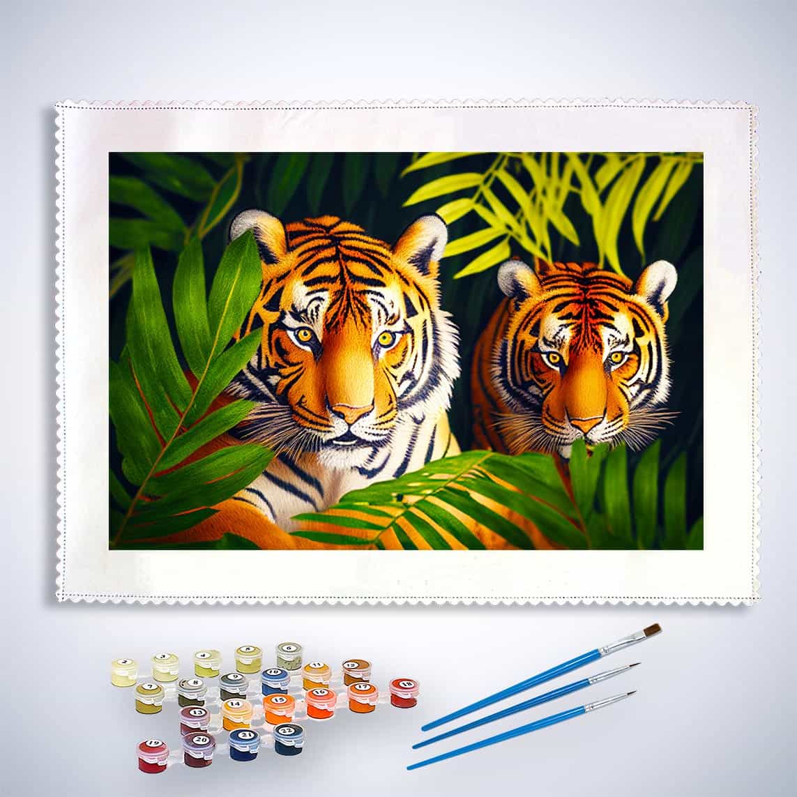 Paint by Numbers - Tiger couple – DIY Paint by Numbers