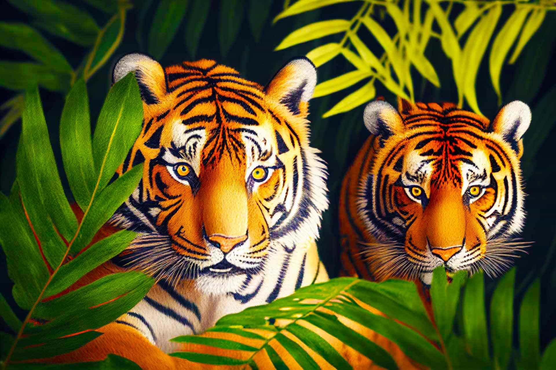 Paint by Numbers - Tiger couple – DIY Paint by Numbers