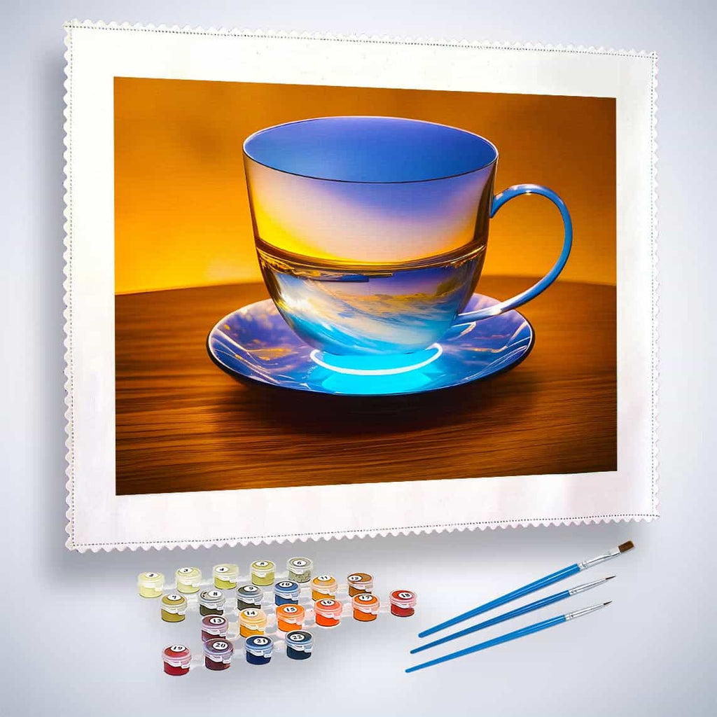 Paint by Numbers - Tea view – DIY Paint by Numbers