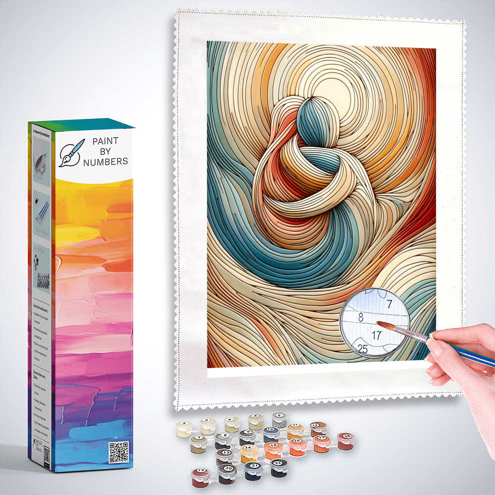 Paint by Numbers - Hug – DIY Paint by Numbers