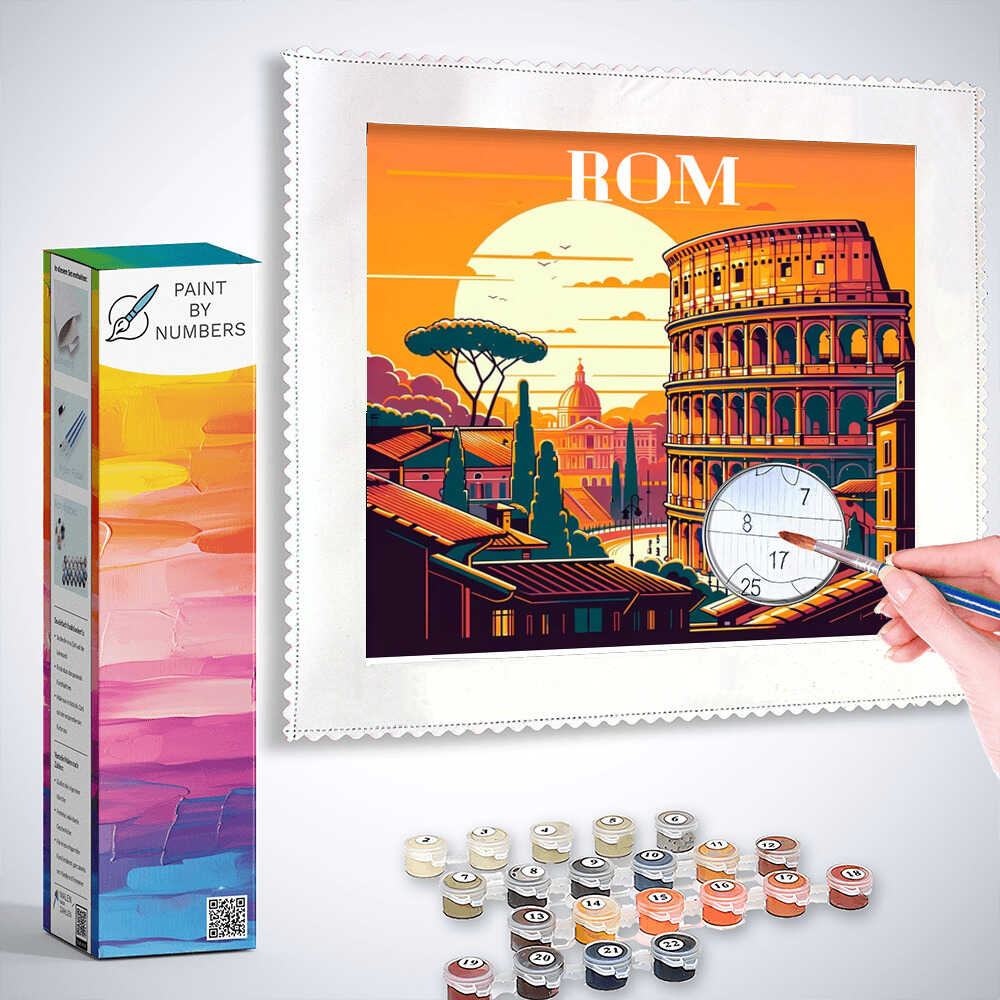 Paint by Numbers - Roman Twilight | Captivating Art – DIY Paint by Numbers