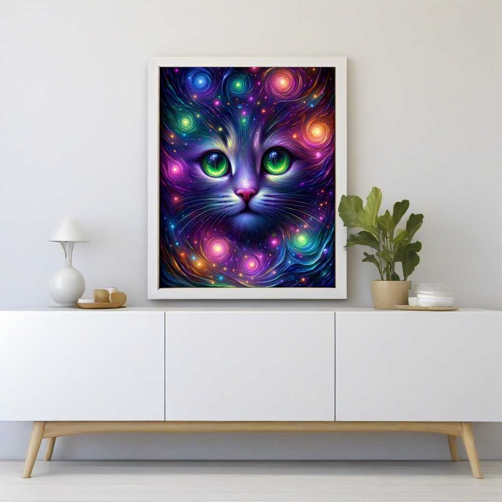 Paint by Numbers - Cat Grune Eyes – DIY Paint by Numbers